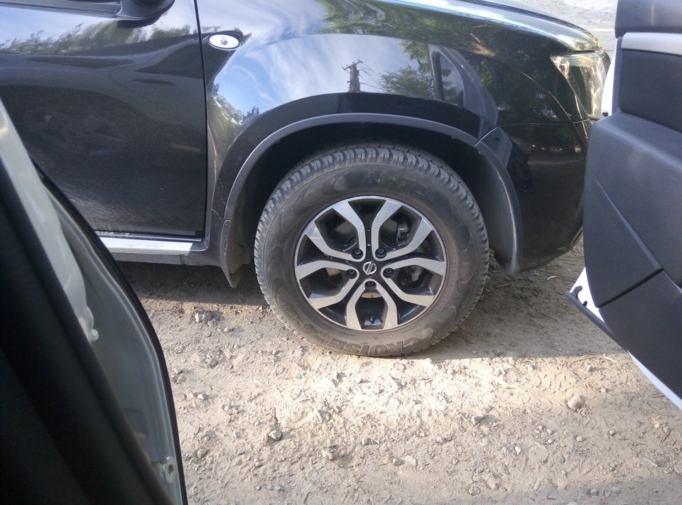 Накладки на арки — Renault Duster (1G), 2 л, 2014 года | аксессуары ...
