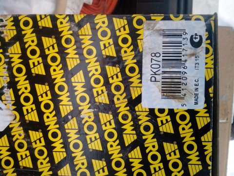 PK078 Комплект пыльник отбойник MONROE | Запчасти на DRIVE2