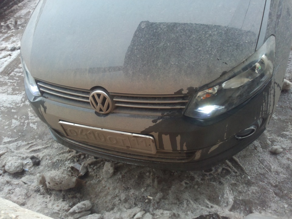 Диодные лампы с линзой — Volkswagen Polo Sedan, 1,6 л, 2012 года ...