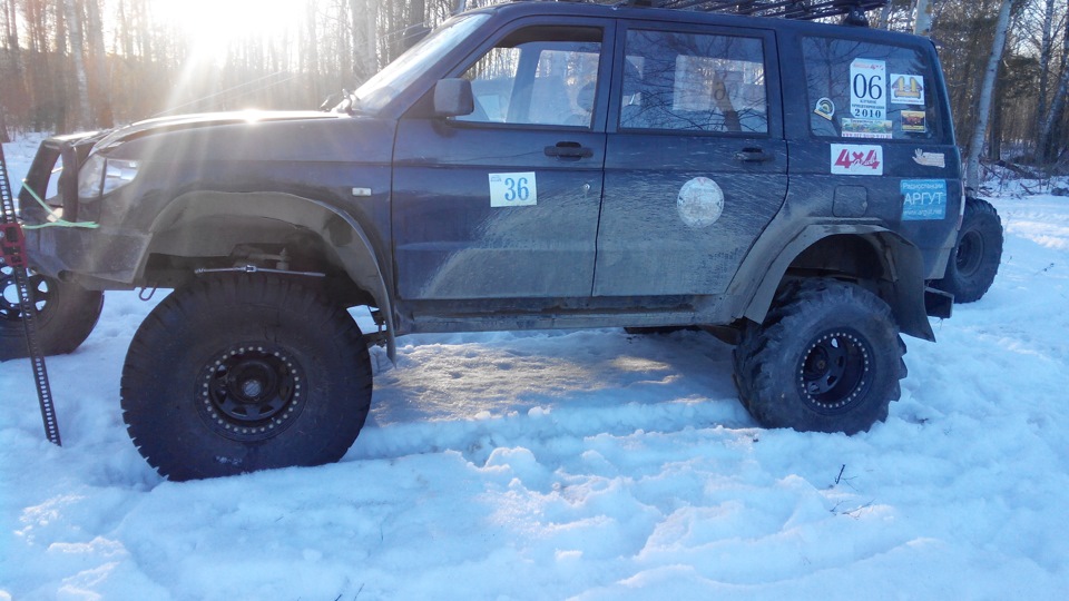 Арктик трак vs "Белки" — УАЗ Patriot, 2,8 л, 2007 года | шины | DRIVE2