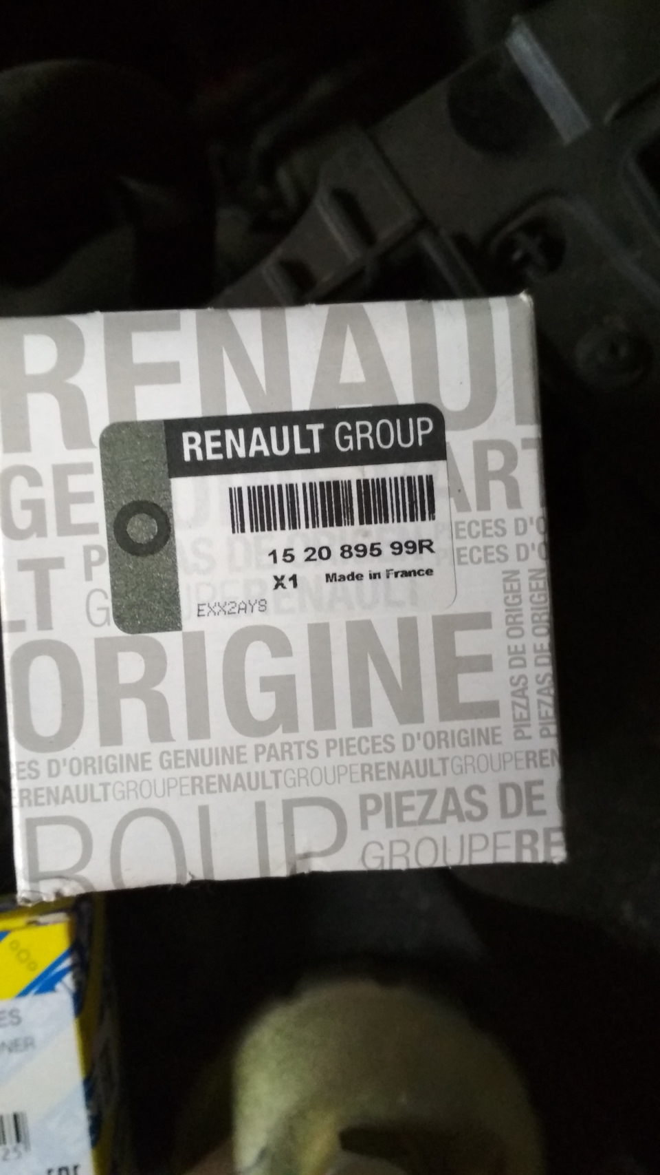 152089599R Фильтр масляный двс RENAULT | Запчасти на DRIVE2