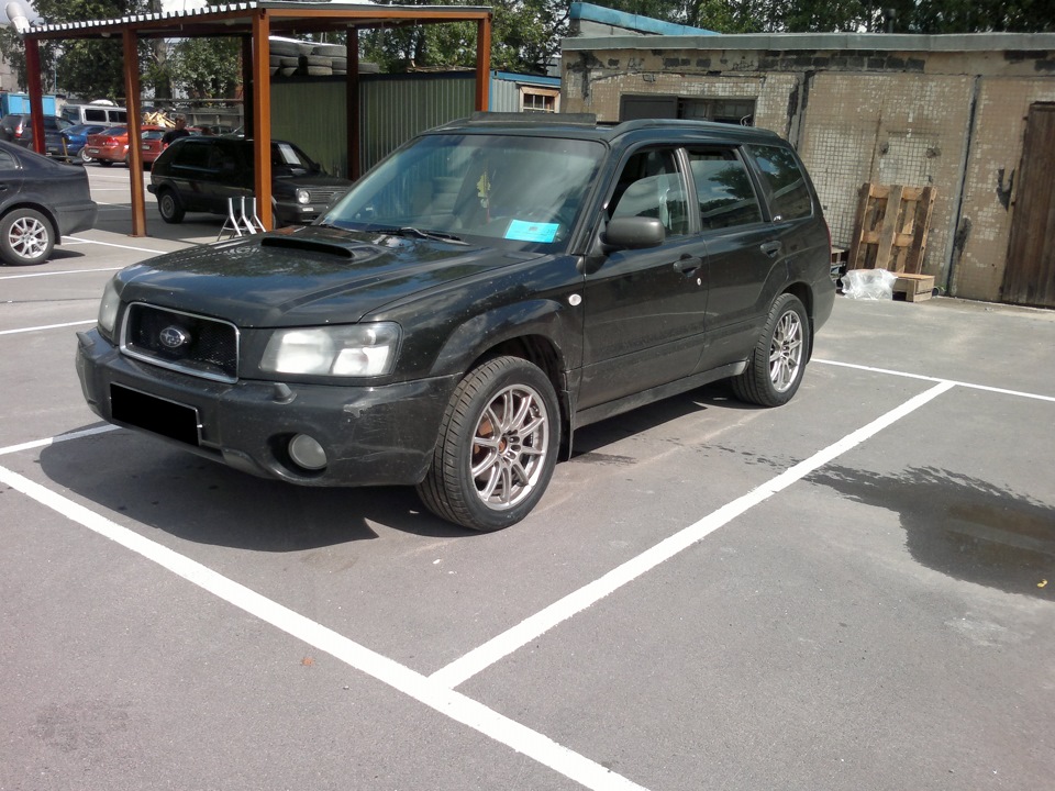 17 Lenso ala Prodrive — Subaru Forester (SG), 2 л, 2004 года | колёсные ...