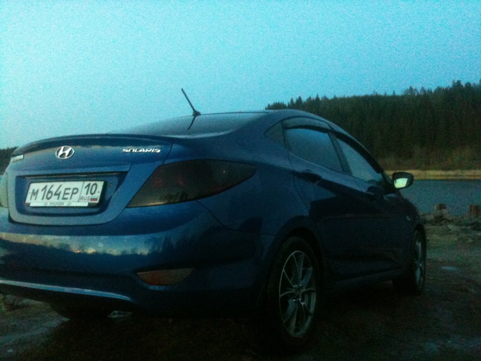 Весна — Hyundai Solaris (1G), 1,4 л, 2013 года | шины | DRIVE2