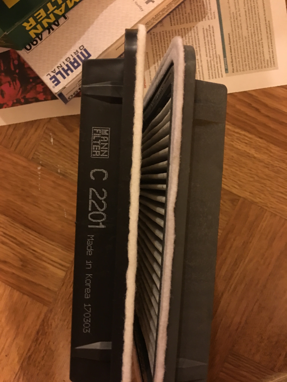 MANN-FILTER С2201 — Subaru Outback (BS), 2,5 л, 2015 года | наблюдение | DRIVE2