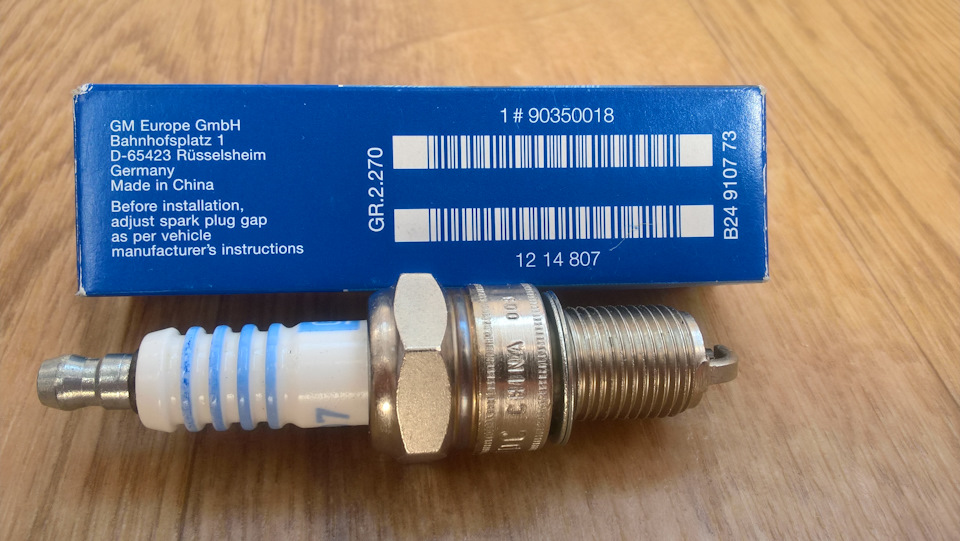 90350018 Свеча зажигания GM | Запчасти на DRIVE2