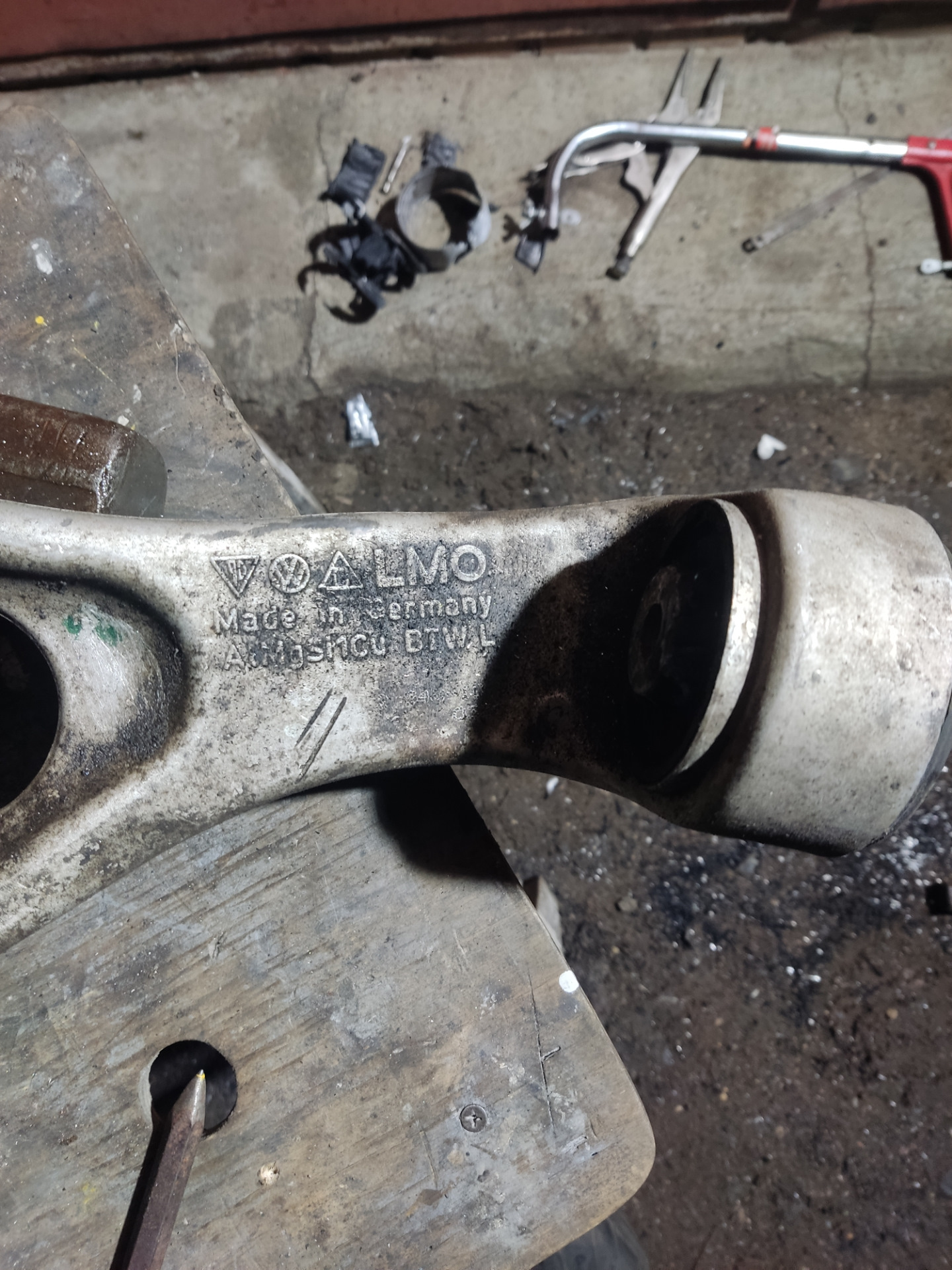 Ремонт передней подвески — Porsche Cayenne (1G) 955/957, 4,5 л, 2004 ...