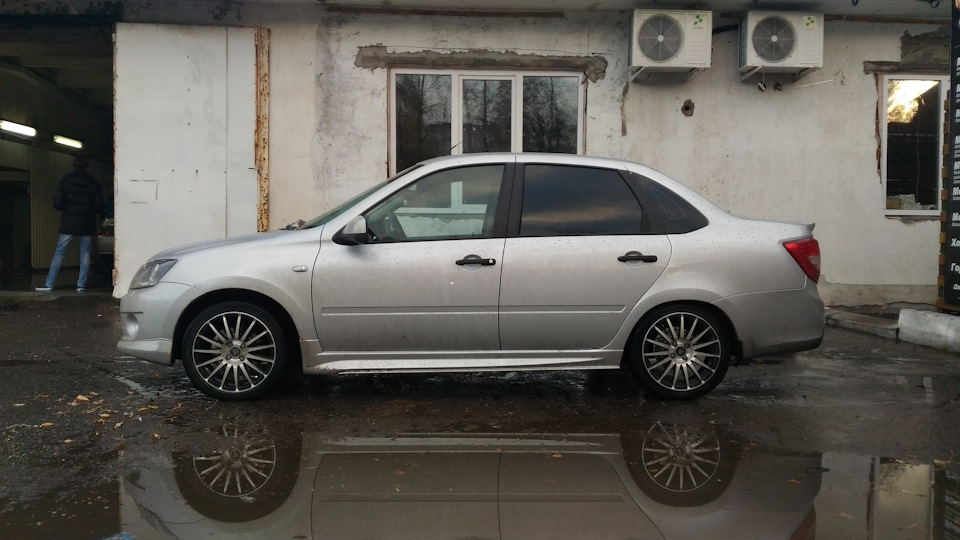 Готовы к зиме . — Lada Гранта (1G), 1,6 л, 2013 года | шины | DRIVE2