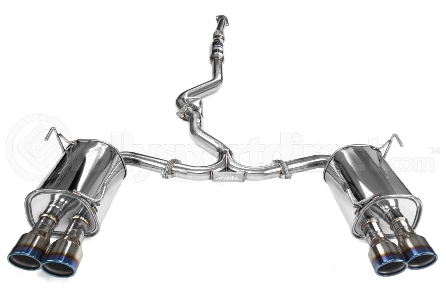 Invidia Q300 Cat Back Exhaust Titanium Tips — Subaru WRX STI (VA), 2,5 ...