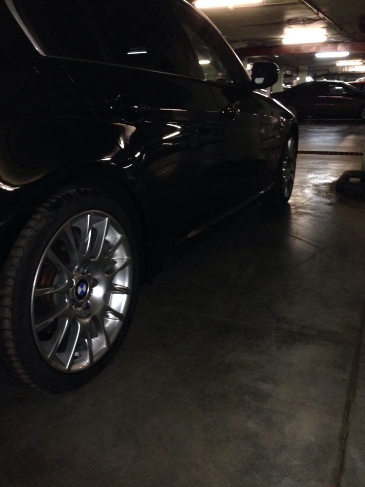 Из 16 в 18. Переобулся в 216 стиль. Ощущения. — BMW 3 series (E90), 2,5 ...