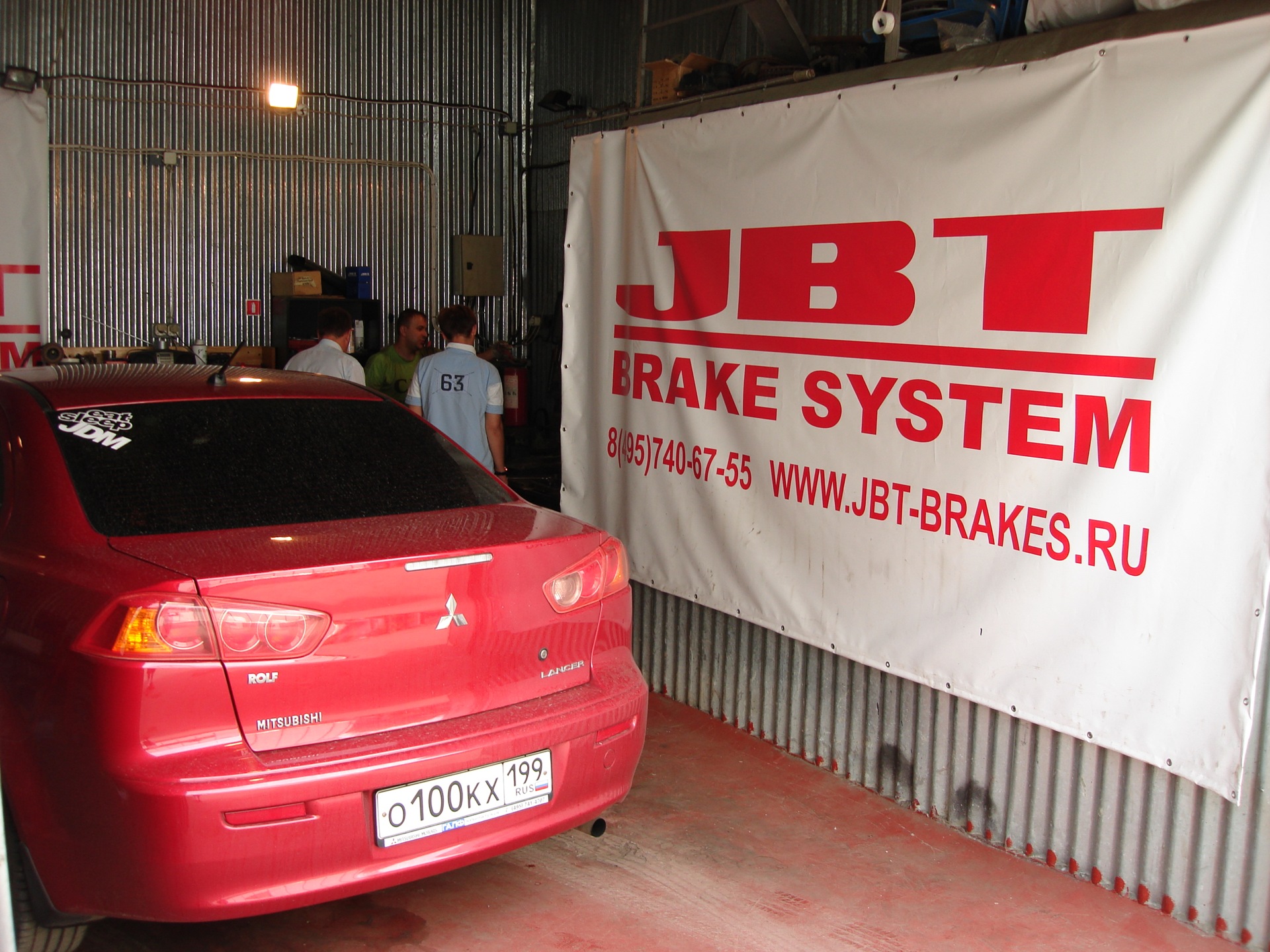 Тормозная система JBT — Mitsubishi Lancer X, 2 л, 2008 года | тюнинг | DRIVE2