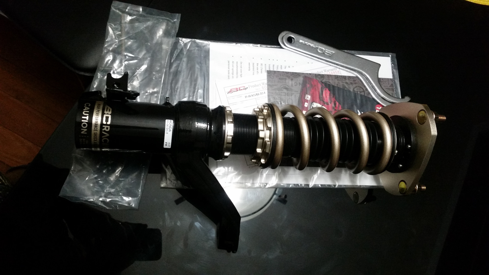BC Racing coilovers — Acura RSX, 2 л, 2003 года | тюнинг | DRIVE2