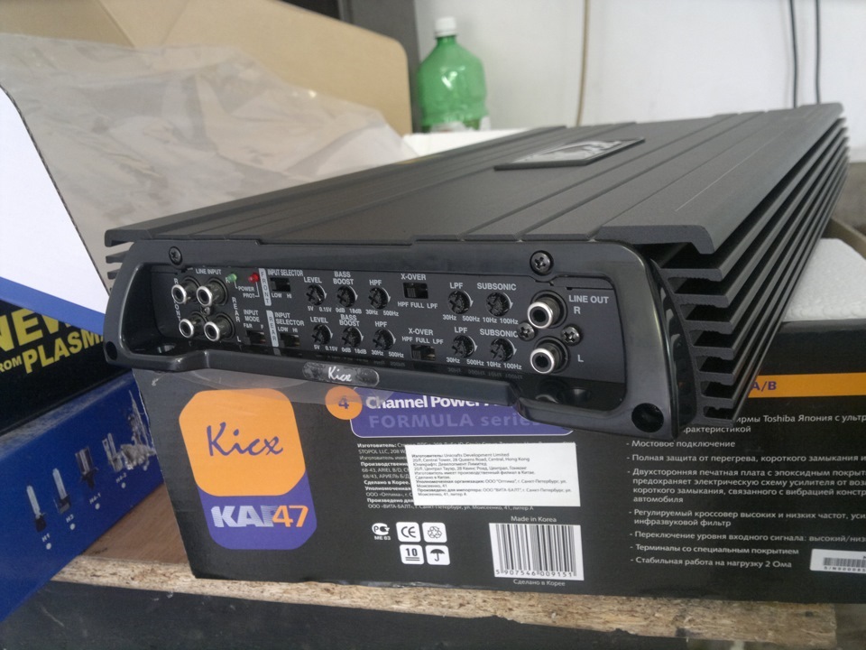 Усь на фронт Kicx Kap 47 — Lada Приора седан, 1,6 л, 2008 года | автозвук | DRIVE2