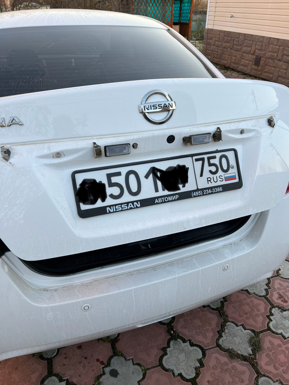 Накладка крышки багажника. — Nissan Teana (L33), 2,5 л, 2015 года ...
