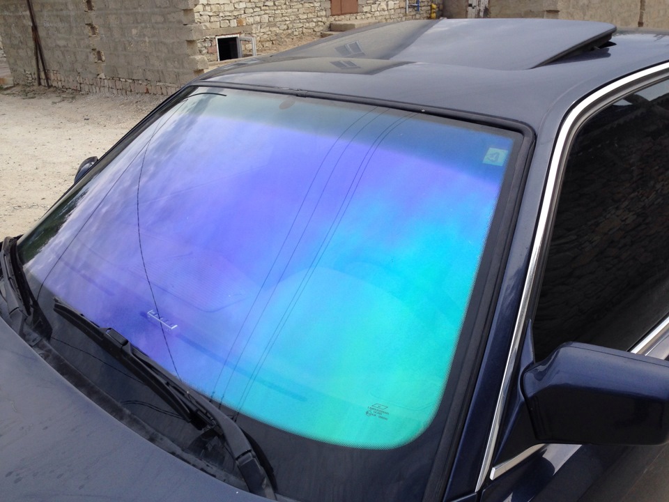 Пленка Mistique Optimum она же "хамелеон". — BMW 7 series (E32), 3,5 л ...
