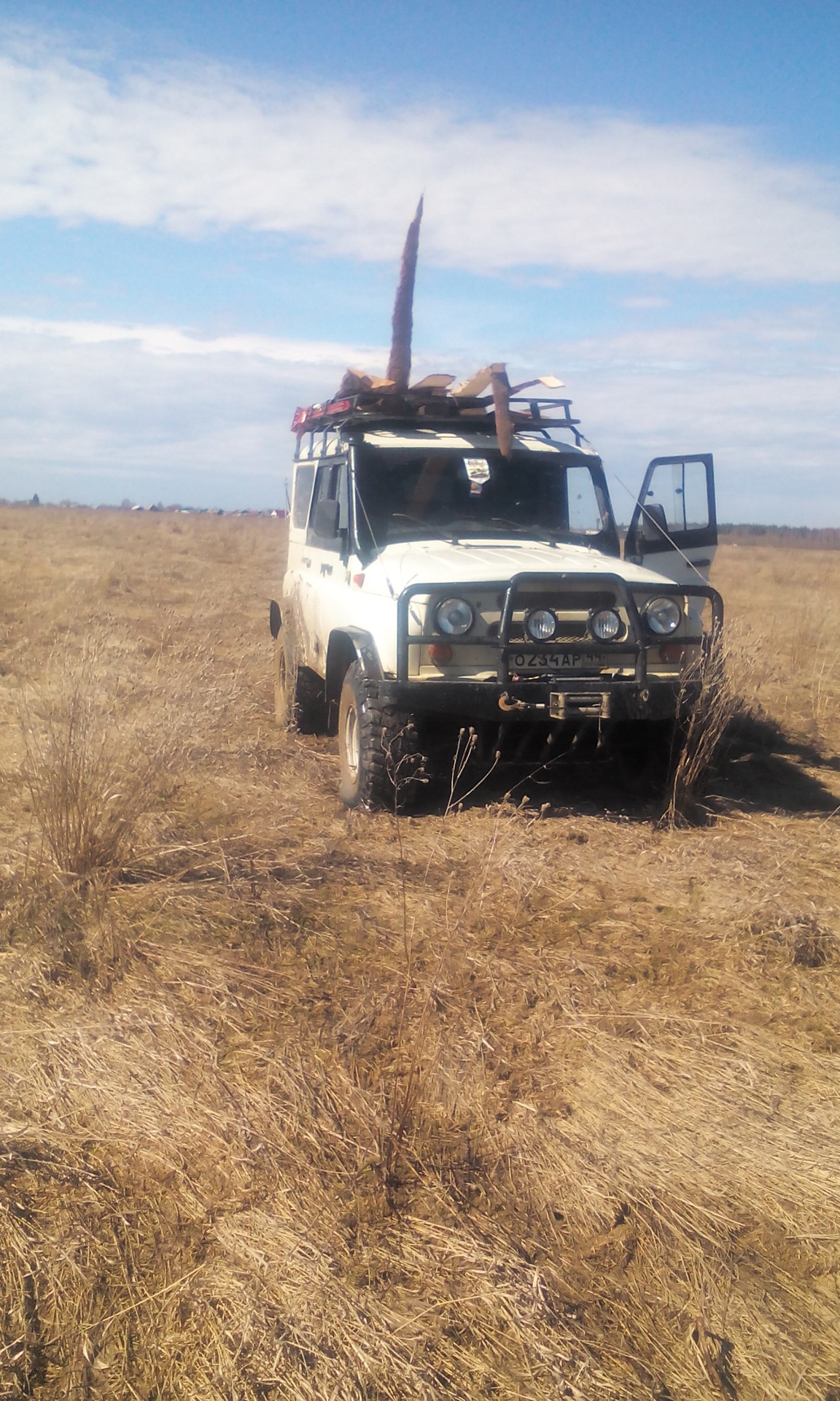 Коварное поле всеной — УАЗ 3909, 2,5 л, 1997 года | покатушки | DRIVE2