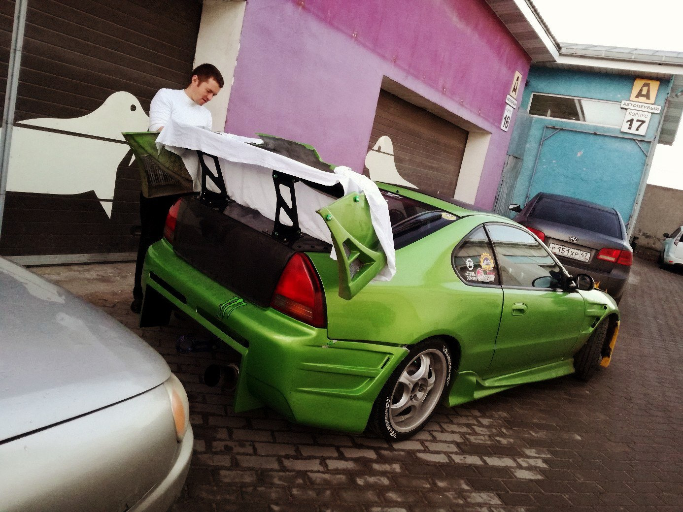 как не надо перевозить бампера — Honda Prelude (BA8/BA9/BB1/BB4), 2,3 л ...