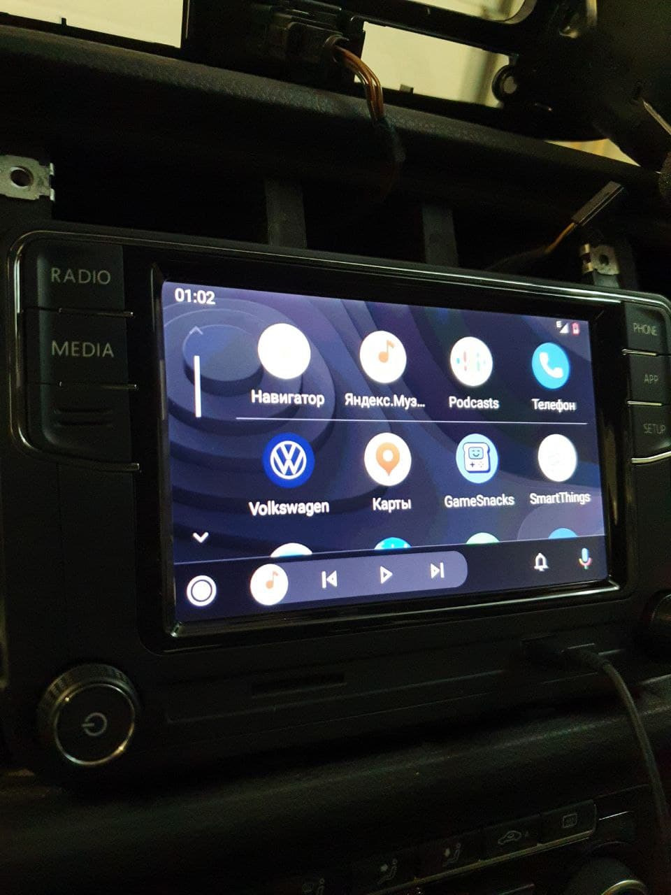 Установка RCD 360 PRO — Volkswagen Tiguan (1G), 2 л, 2011 года ...