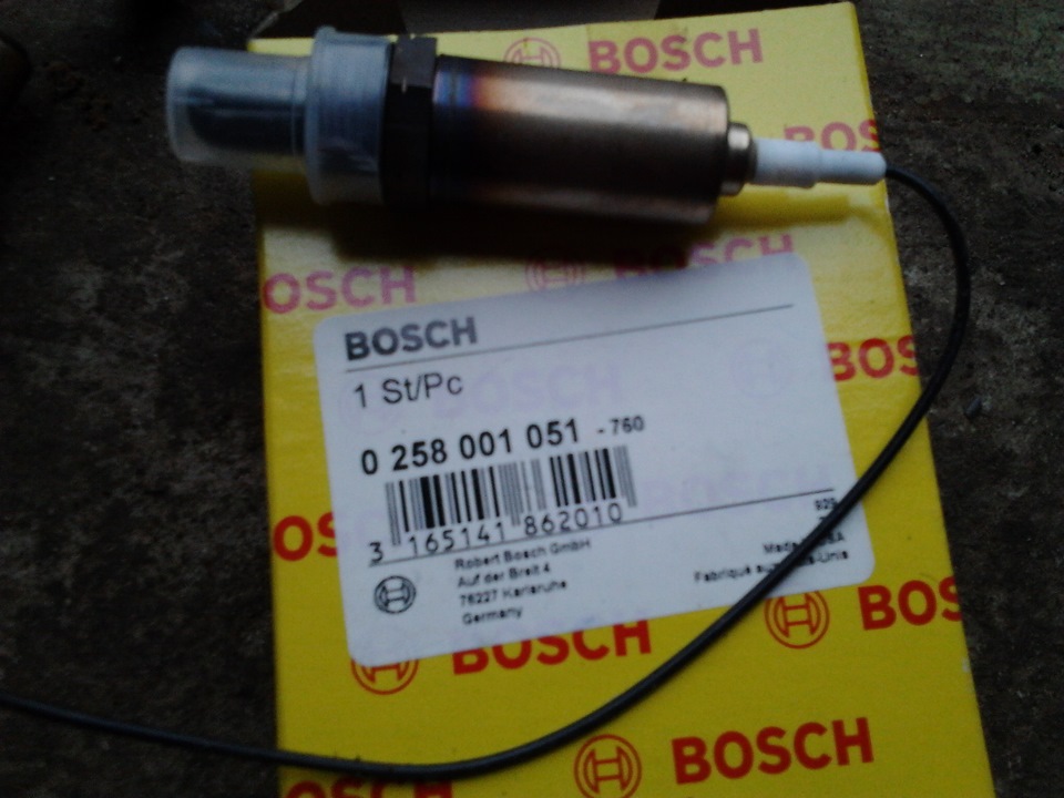 0258001051 ЛЯМБДА-ЗОНД BOSCH | Запчасти на DRIVE2