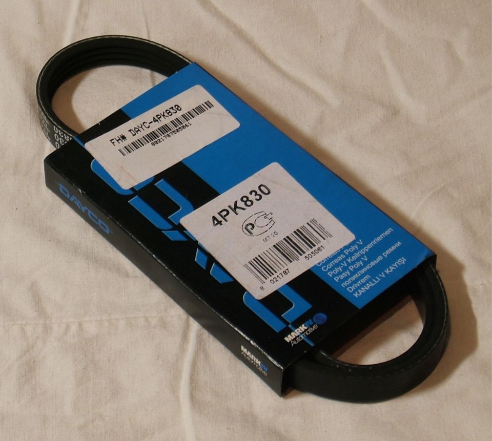 4PK830 ПОЛИКЛИНОВОЙ РЕМЕНЬ DAYCO | Запчасти на DRIVE2