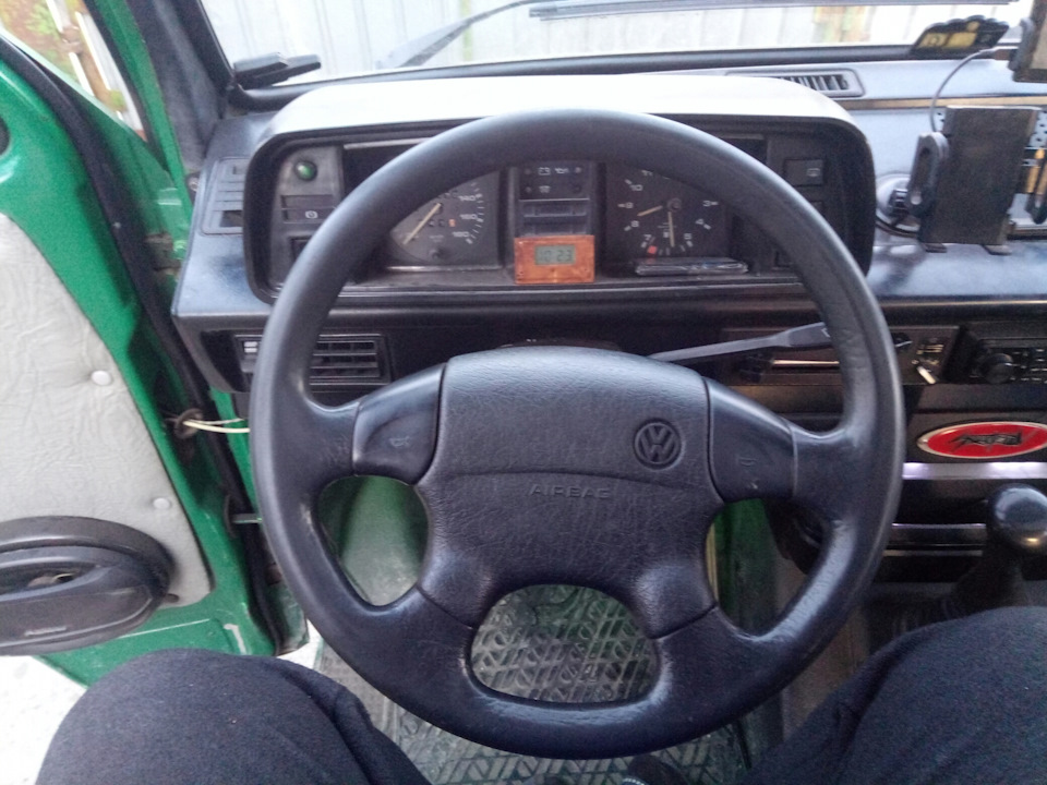 Заміна руля! — Volkswagen Transporter T3, 1,9 л, 1990 года | тюнинг ...