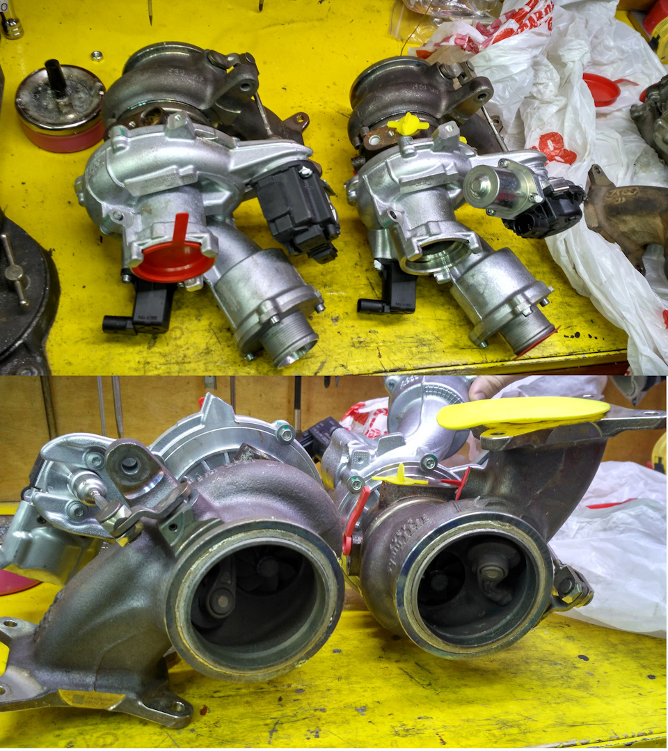 Установка_турбины_IS38 — Skoda Octavia Combi A7 Mk3, 1,8 л, 2014 года ...