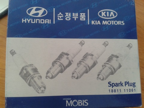 1881111061 Свеча зажигания KIA HYUNDAI | Запчасти на DRIVE2