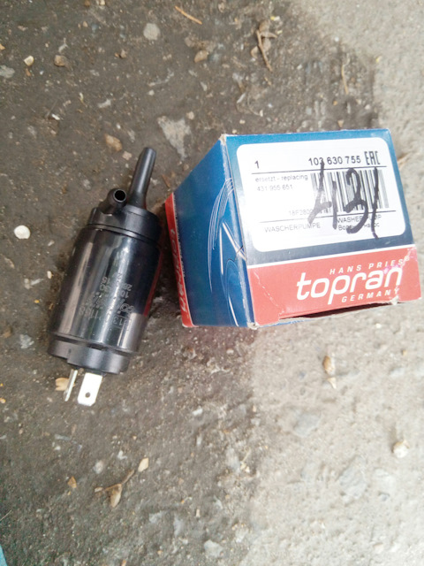 431955651 Насос омывателя лобового стекла / AUDI, FORD, OPEL, SEAT, VW ...