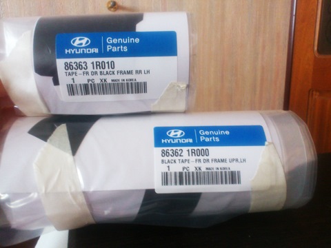 863631R010 ЛЕНТА-МОЛДИНГ ДВЕРИ С АДГЕЗИВНЫМ СЛОЕМ KIA HYUNDAI ...