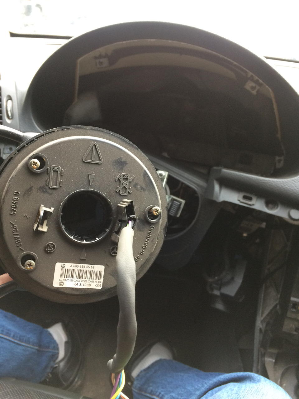 A0004640518 Спираль контактная подрулевая Mercedes | Запчасти на DRIVE2