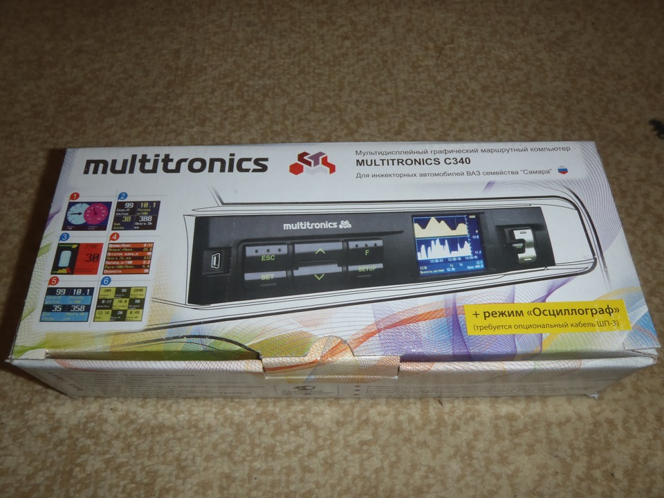 Бортовой компьютер Multitronics C 340/C350. — Lada 2114, 1,5 л, 2006 года | аксессуары | DRIVE2