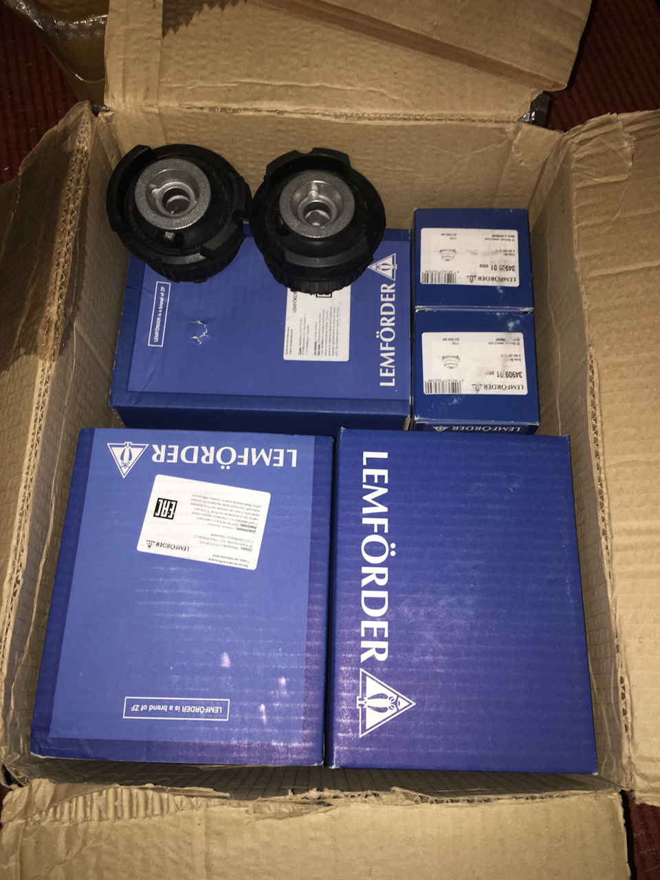 3490901 Опора стойки амортизатора LEMFORDER | Запчасти на DRIVE2