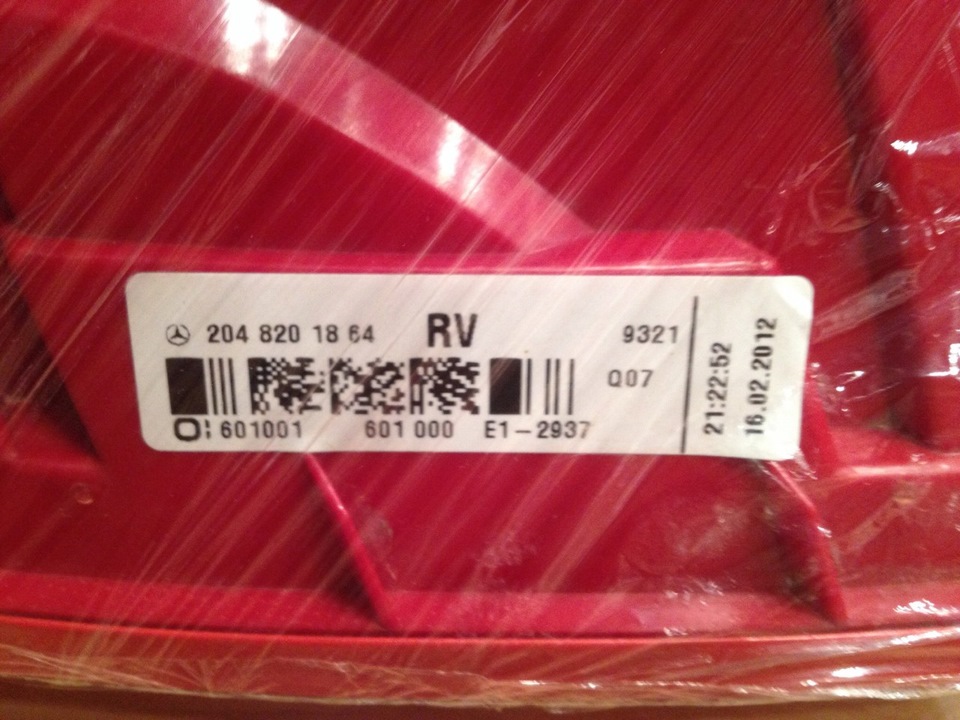 A2048201864 Фонарь задний Mercedes | Запчасти на DRIVE2