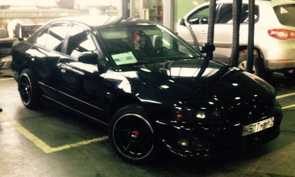 VOLK RACING EMU — Mitsubishi Galant (8G), 2,5 л, 2002 года | стайлинг ...