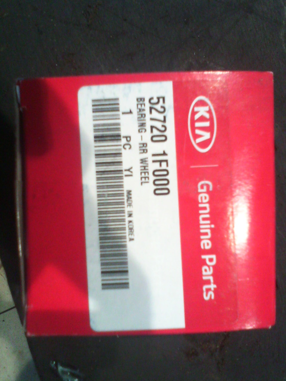 527201F000 ШАРИКОВЫЙ ПОДШИПНИК D=50ММ KIA HYUNDAI | Запчасти на DRIVE2