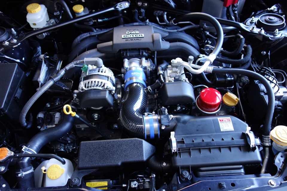 SARD CARBON INTAKE PIPE карбоновый патрубок впуска — Toyota GT86, 2 л ...