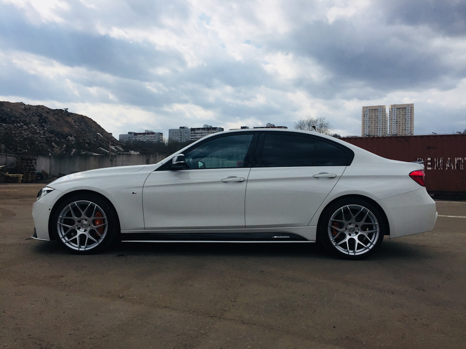 Japan Racing wheels JR18 и обвес M performance — BMW 3 series (F30), 2 ...