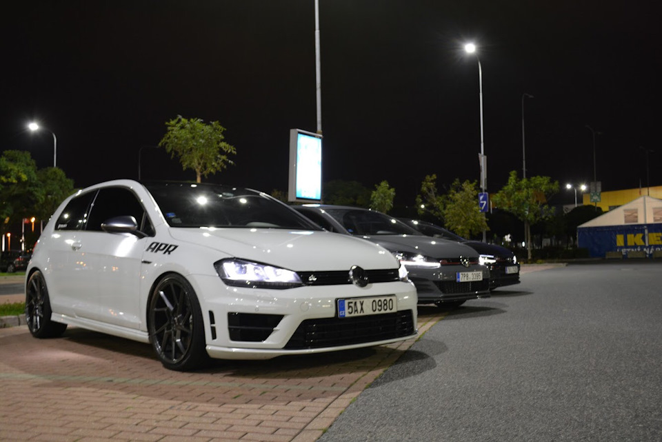 Фото по вечеру TCR, Polo GTI — Volkswagen Golf R Mk7, 2 л, 2016 года ...