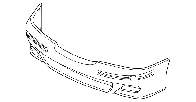51112498507 Облицовка бампера Пд загрунтованная BMW | Запчасти на DRIVE2