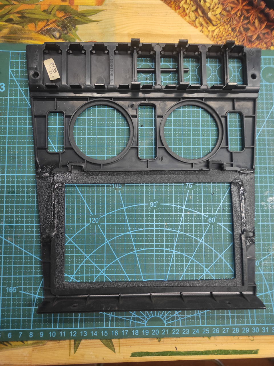 Установка 2DIN магнитолы — Mercedes-Benz C-Class (W202), 2,8 л, 1994 ...