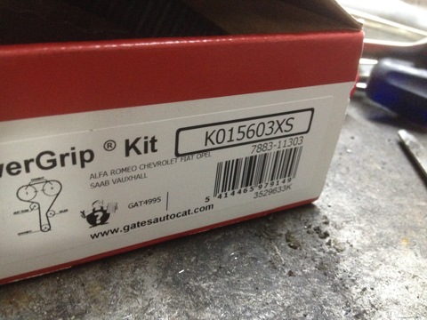 K015603XS Комплекты деталей для ремней грм GATES | Запчасти на DRIVE2