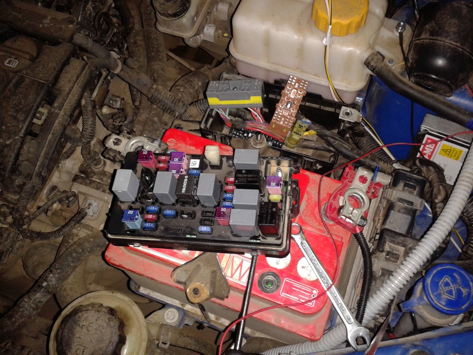 Установил противотуманные фары — Chevrolet Aveo Sedan (1G), 1,4 л, 2008 ...