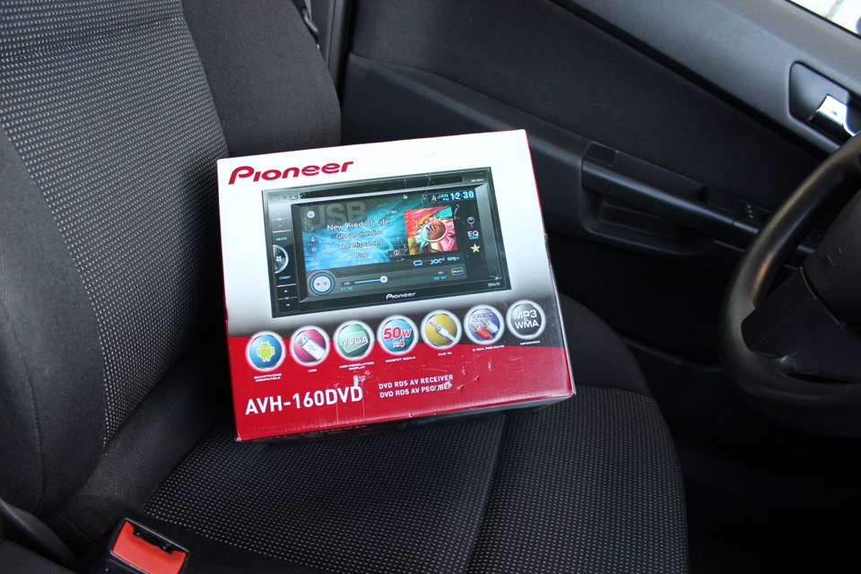 Подарок от любимой Pioneer AVH-160DVD — Opel Astra H, 1,6 л, 2005 года ...