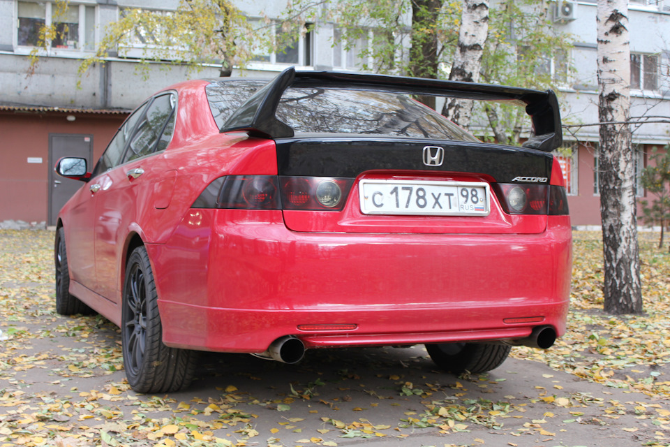 Выхлопная трасса Modulo — Honda Accord (7G), 2 л, 2006 года | тюнинг | DRIVE2