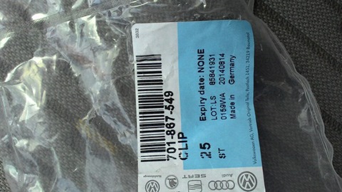 701867549 КЛИПСА КРЕПЕЖНАЯ 421 VAG | Запчасти на DRIVE2