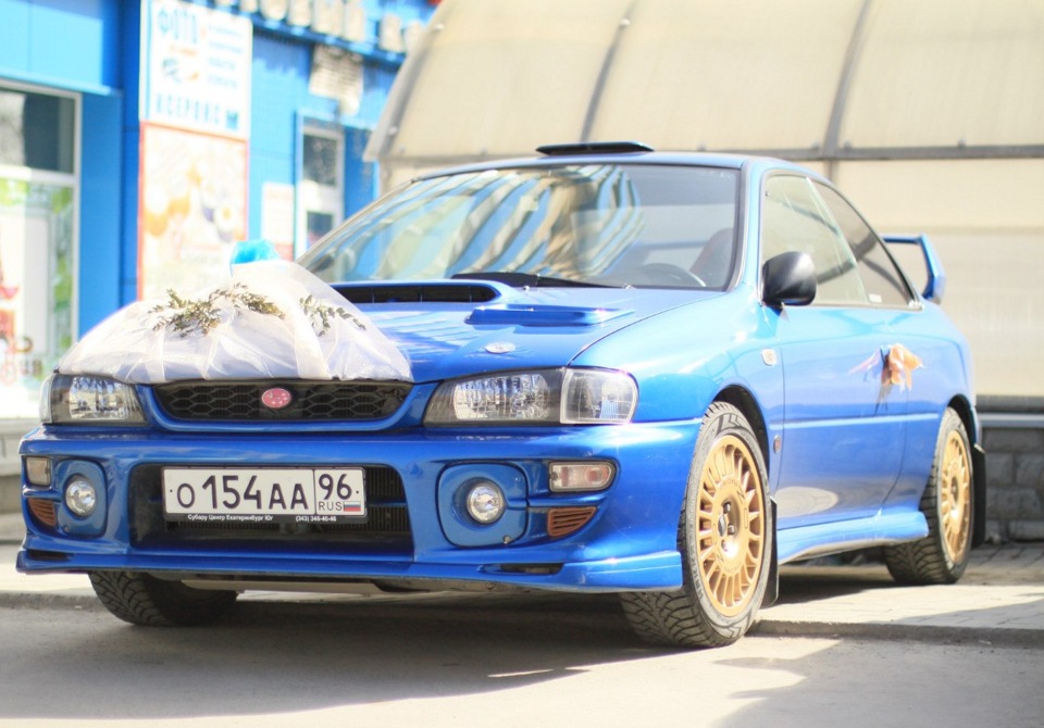 ВИДЕО С Турбосвадьбы. Часть2 — Subaru Impreza WRX (GC, GL), 2,2 л, 1997 ...