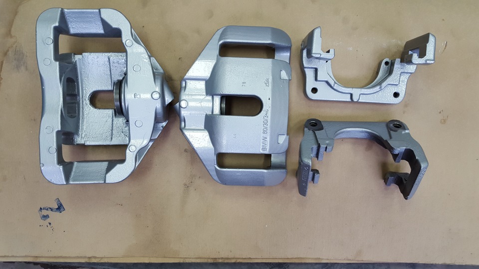 Апгрейд тормозов. часть 1 — BMW 5 series (E60), 2,5 л, 2005 года ...