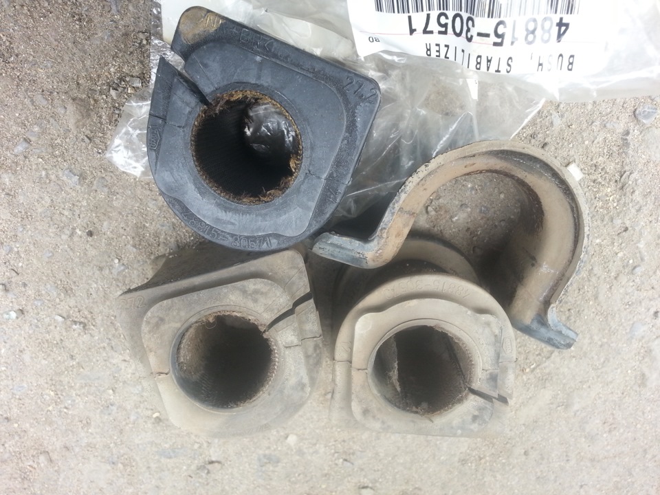 помыл радиаторы и заменил втулки стабилизатора — Lexus IS II, 2,5 л ...