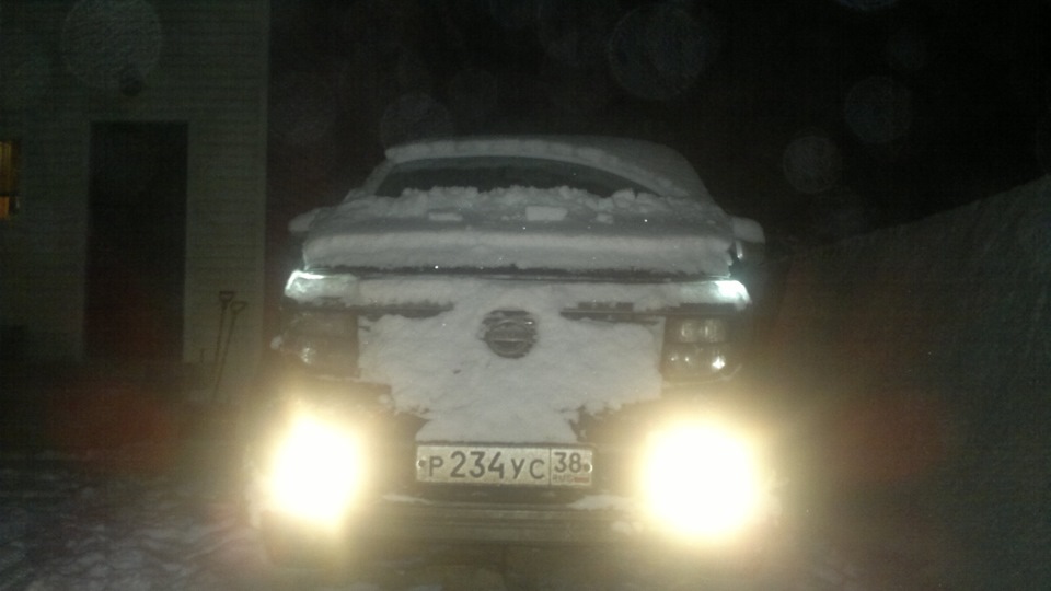 Снеготюнинг передка )) — Nissan Elgrand (E51), 3,5 л, 2003 года ...