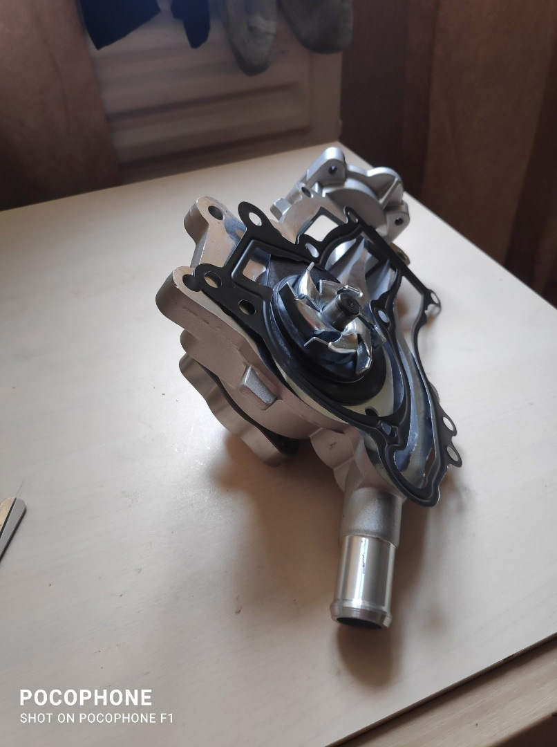 Очередная замена термостата и помпы. — Opel Astra J GTC, 1,4 л, 2012 ...