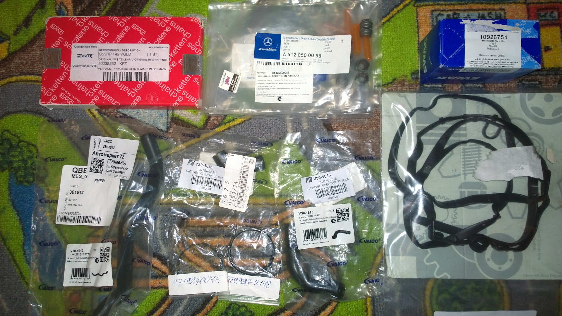 Маслосъемные колпачки, муфты распредвалов и все все все — Mercedes-Benz ...